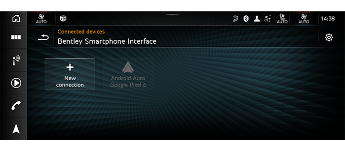 Bentley Motors Website: Set Up Guide: Bentayga Set Up Guide: Android Auto